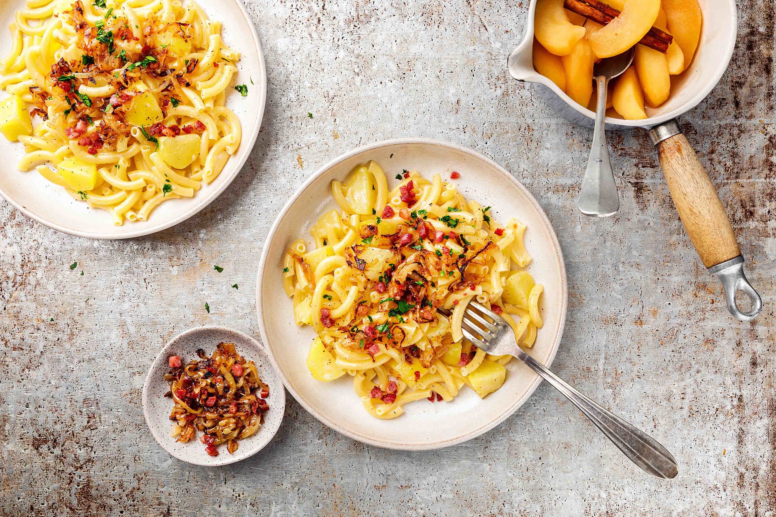 Macaronis du chalet - Plat principal - Recettes - Kartoffel